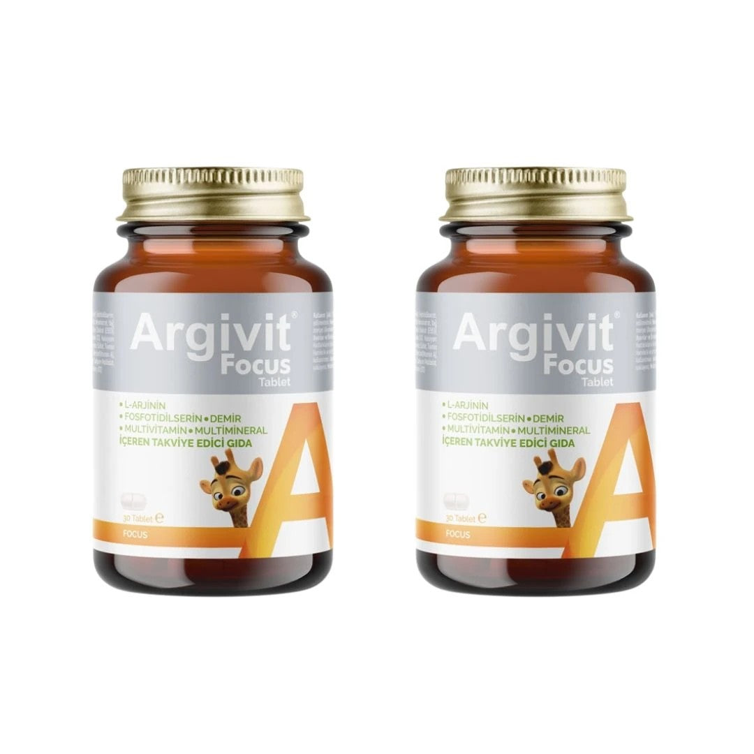 Argivit Focus Tablets 30 Tablets x 2 Packs – biorik